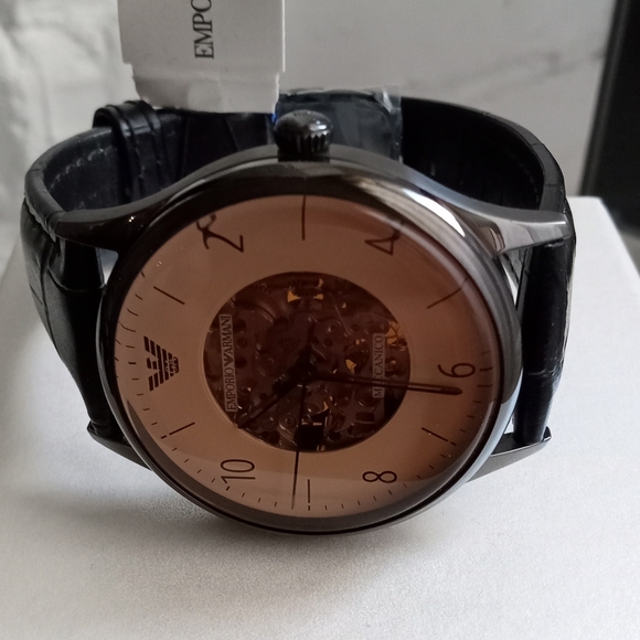 Emporio Armani | Accessories | Emporio Armani Meccanico Ar923 Skeleton ...